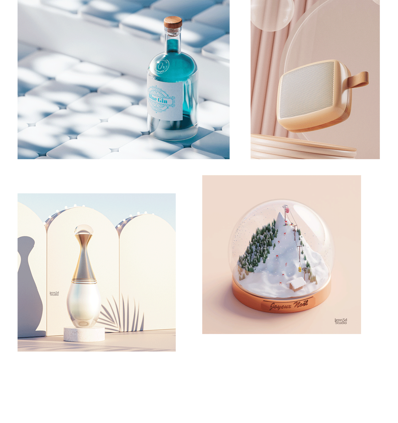 Studio 3D - Rendu Produit Photoréaliste - Jenn3dStudio